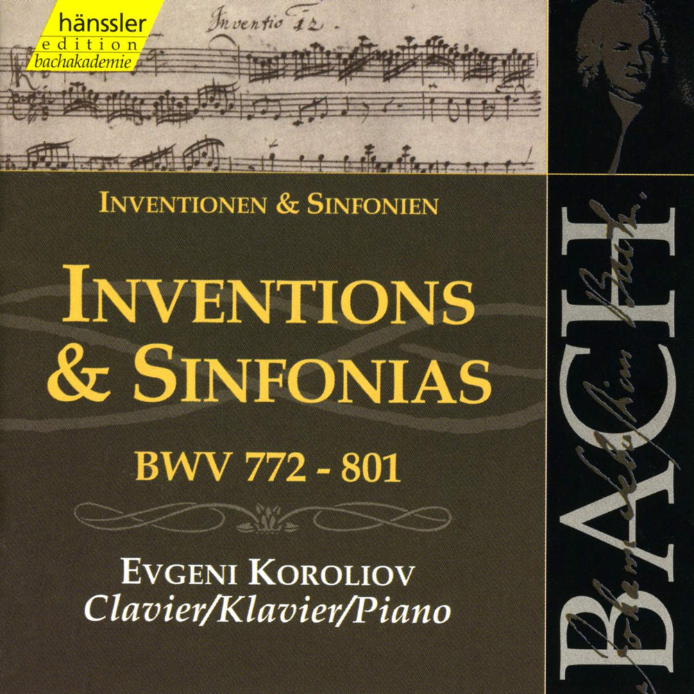 Bach, J.S.: Inventions And Sinfonias, BWV 772-801 - Evgeni Koroliov